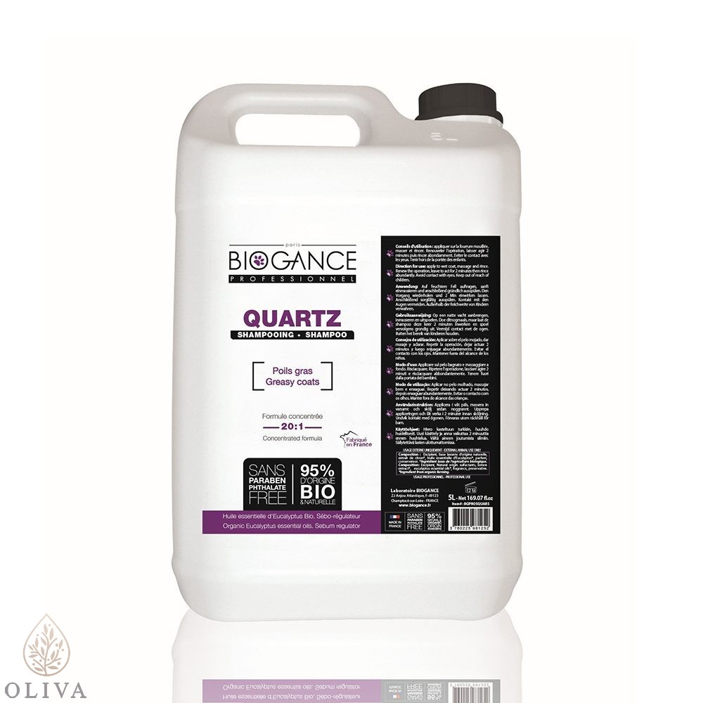 BIOGANCE ŠAMPON ZA PSE PRO QUARTZ DEGREASING 5L