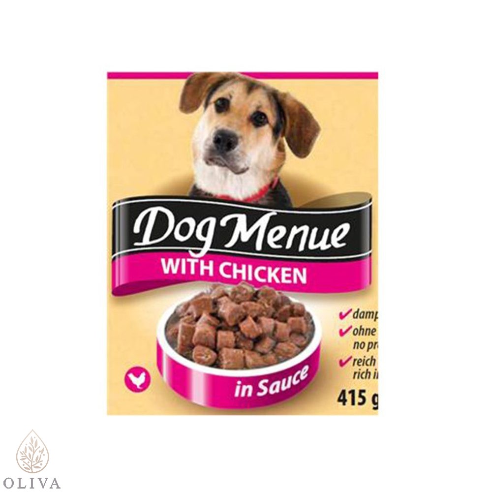 DOG MENU PILETINA 415G