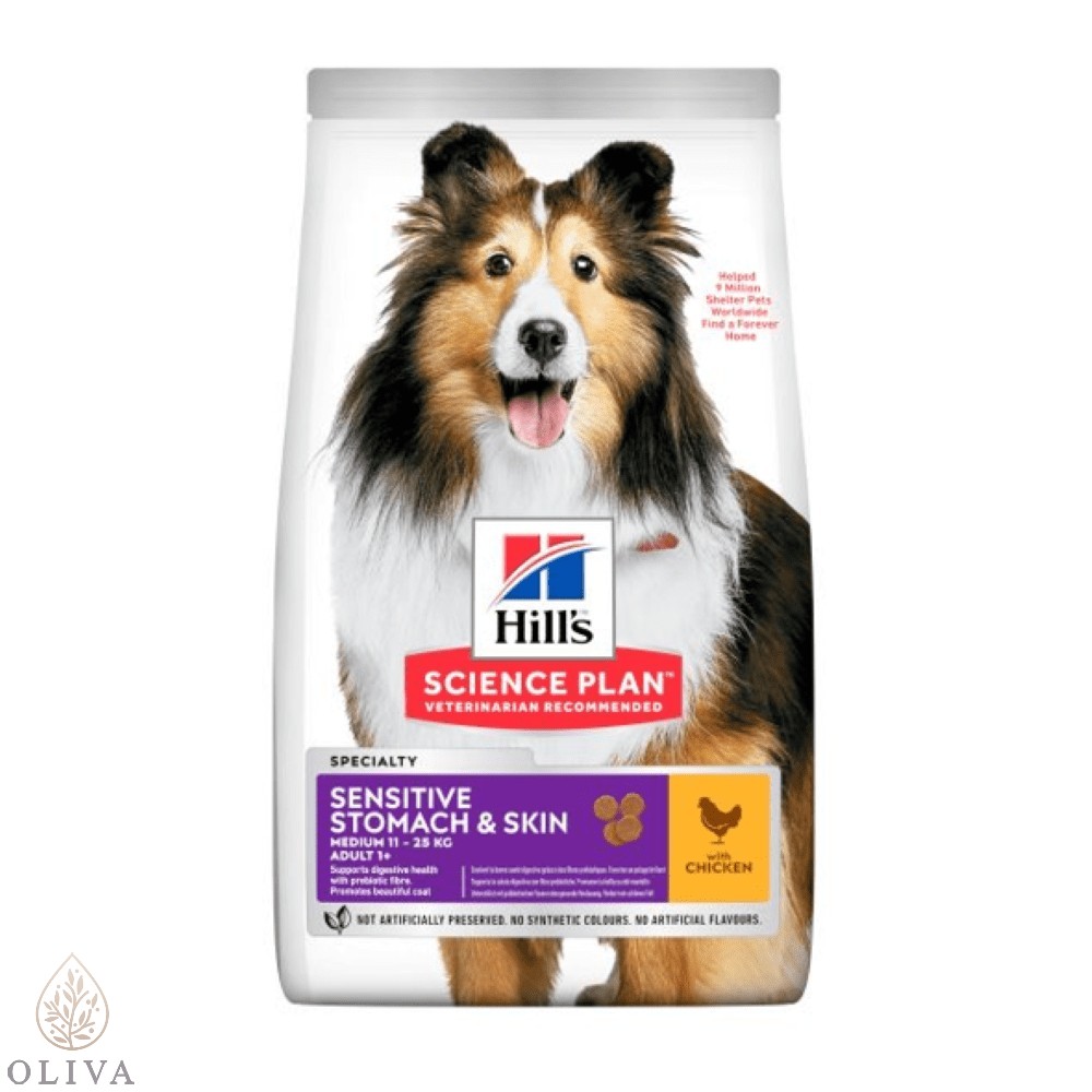 HILL’S ADULT MEDIUM SENSITIVE STOMACH&SKIN 2,5KG