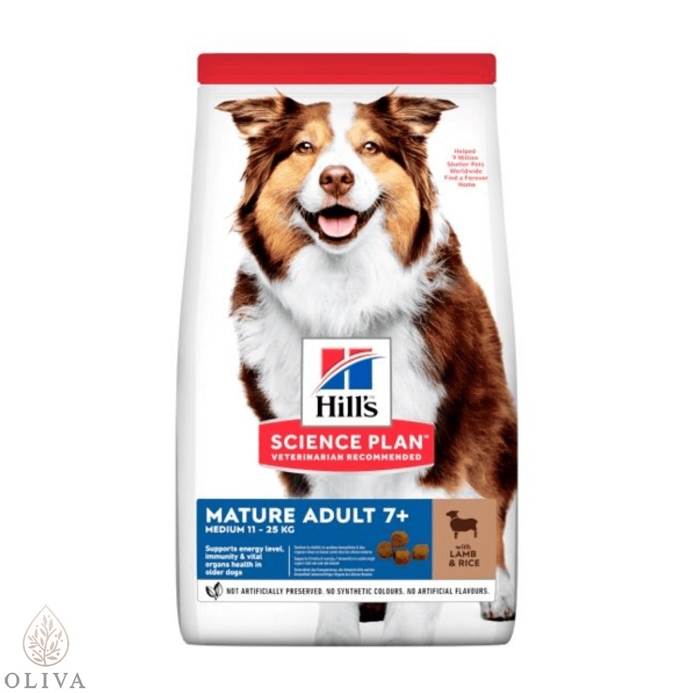 HILL’S MATURE ADULT MEDIUM JAGNJETINA&PIRINAČ 2.5KG