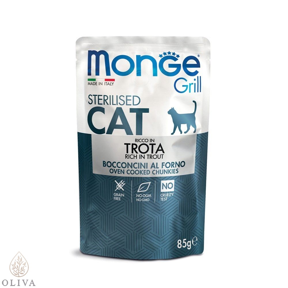 MONGE CAT GRILL SOS PASTRMKA ZA STERILISANE MAČKE 85G