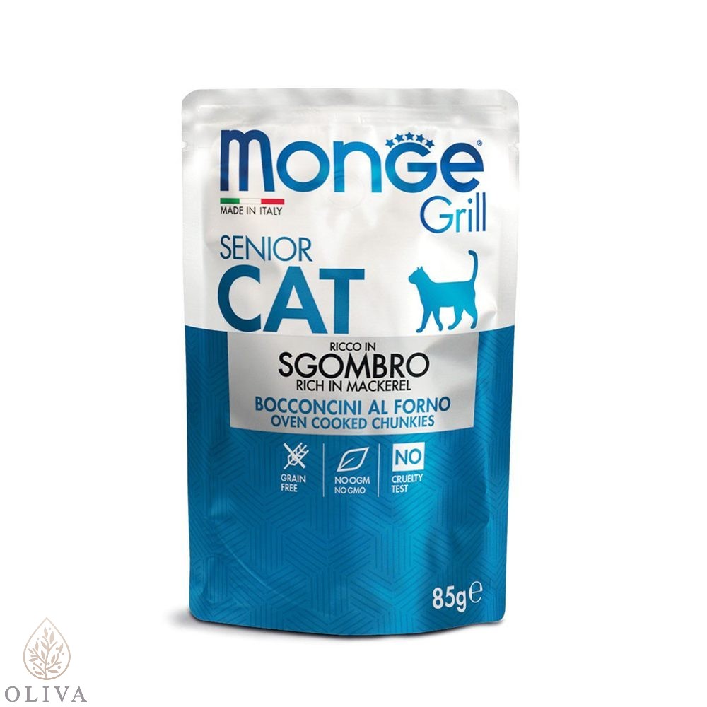 MONGE CAT GRILL SOS SKUŠA ZA STARIJE MAČKE 85G