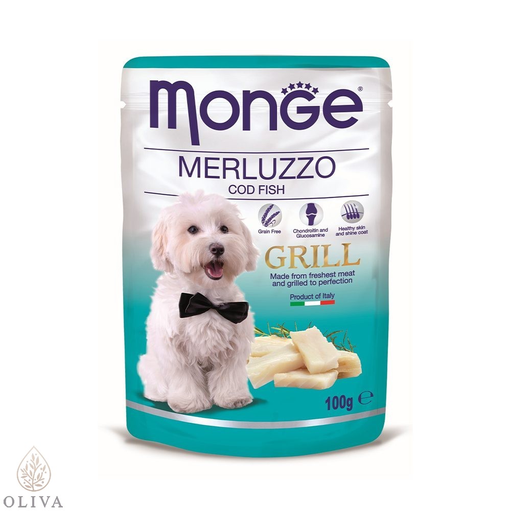 MONGE DOG GRILL SOS BAKALAR 100G