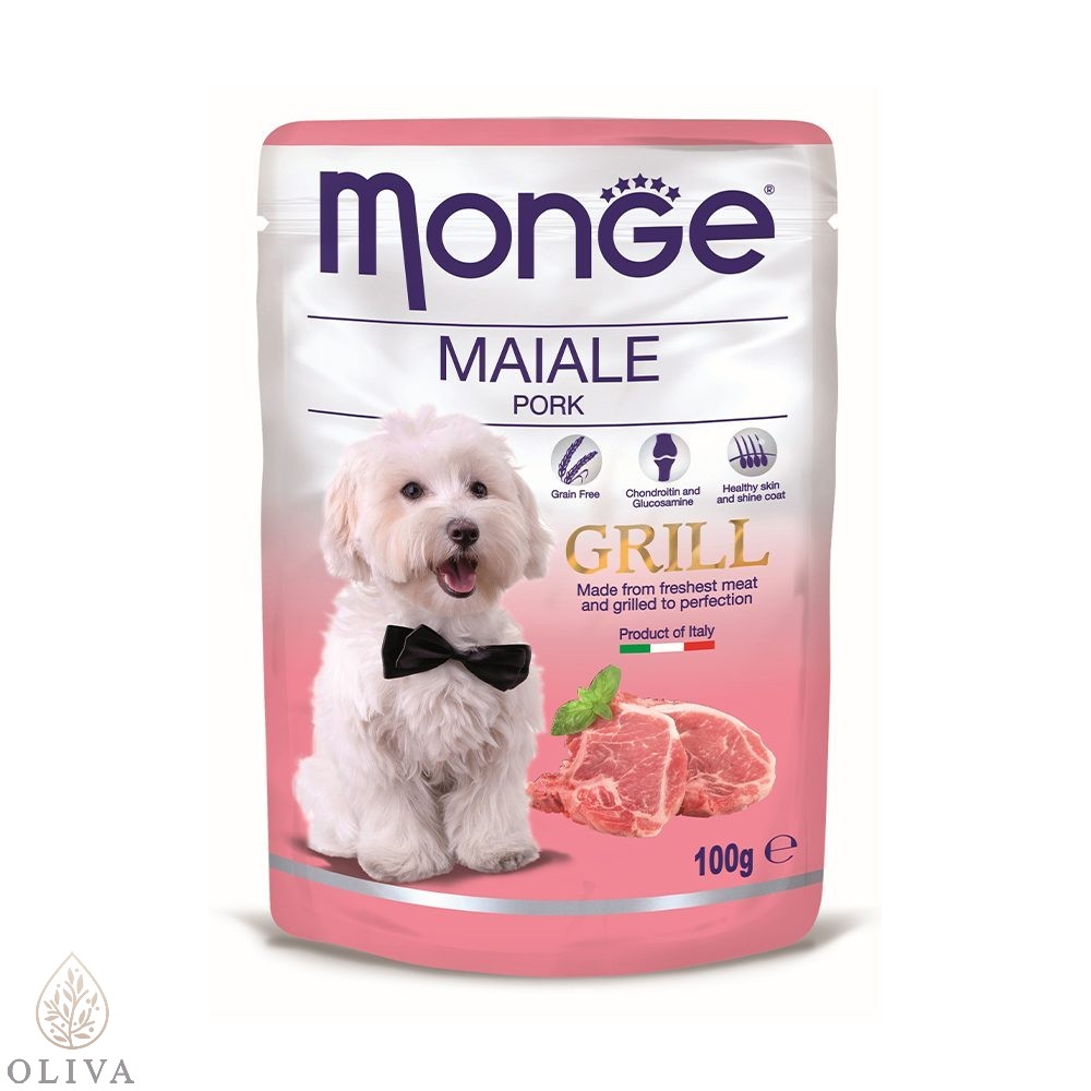 MONGE DOG GRILL SOS SVINJETINA 100G