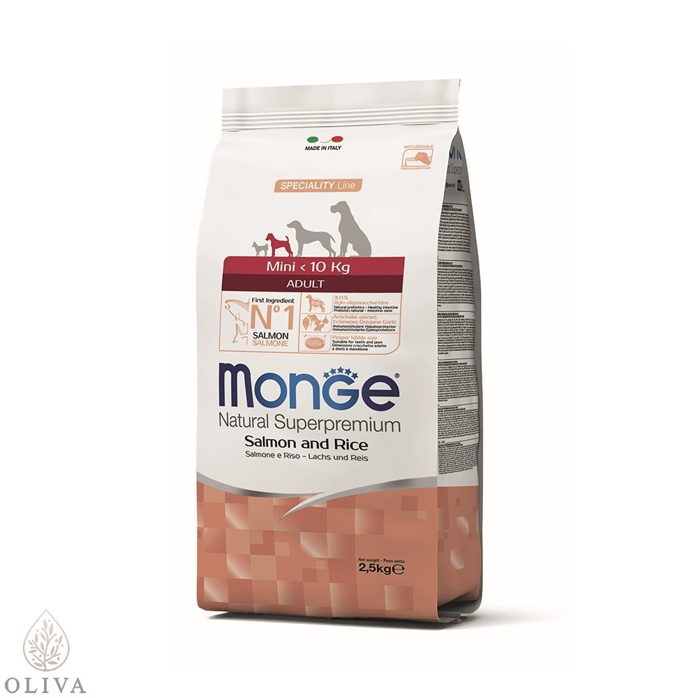 MONGE MONOPROTEIN LOSOS I PIRINAČ ZA MALE RASE ADULT 2.5KG