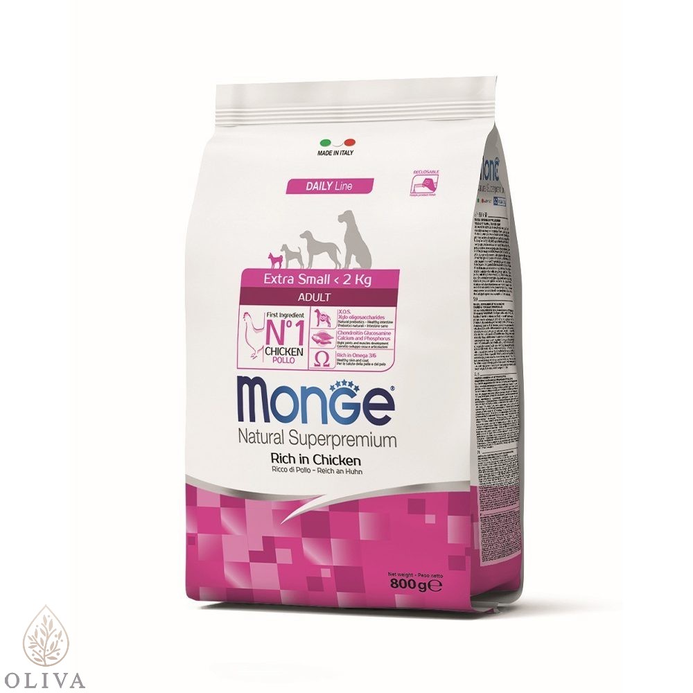 MONGE PILETINA ZA EKSTRA MALE RASE ADULT 800G