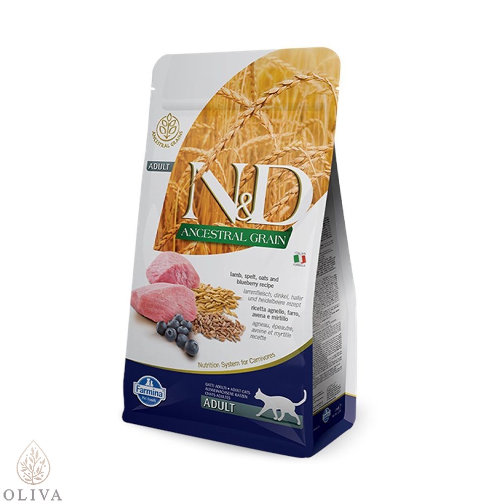 N&D AG CAT LAMB&BLUEBERRY 1,5KG