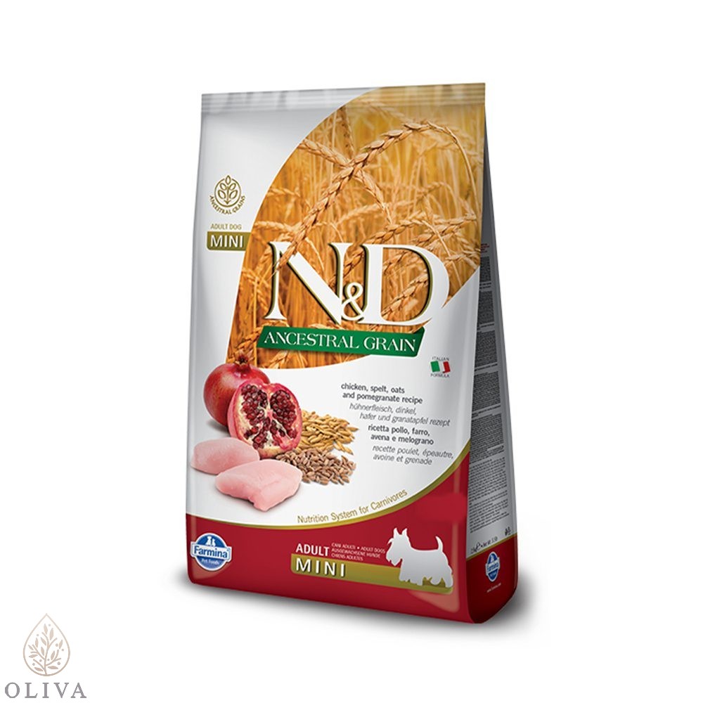 N&D AG CHICKEN&POMEGRANATE MINI 2,5KG