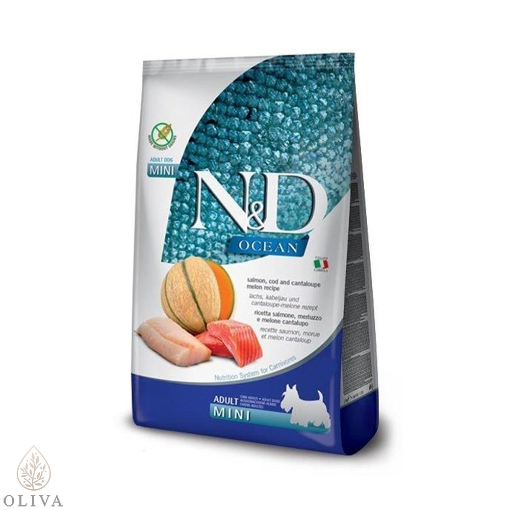 N&D OCEAN PUPPY COD,PUMPKIN&CANTALOUPE MELON MINI 2,5KG