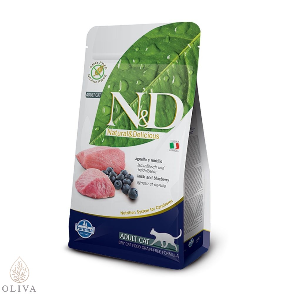 N&D PRIME CAT LAMB&BLUEBERRY 1,5KG