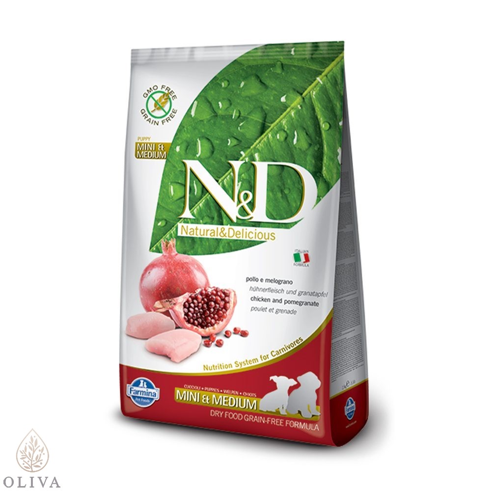 N&D PRIME CHICKEN&POMEGRANTE MINI ADULT 800G