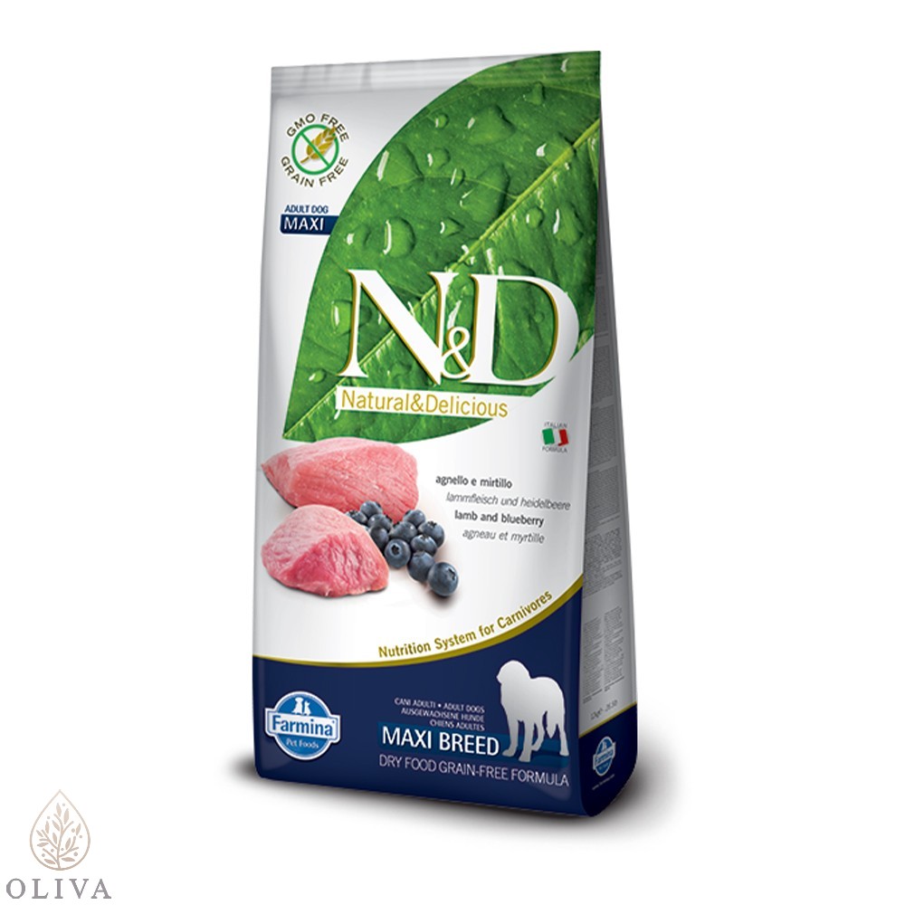 N&D PRIME LAMB&BLUEBERRY MEDIUM&MAXI 12KG