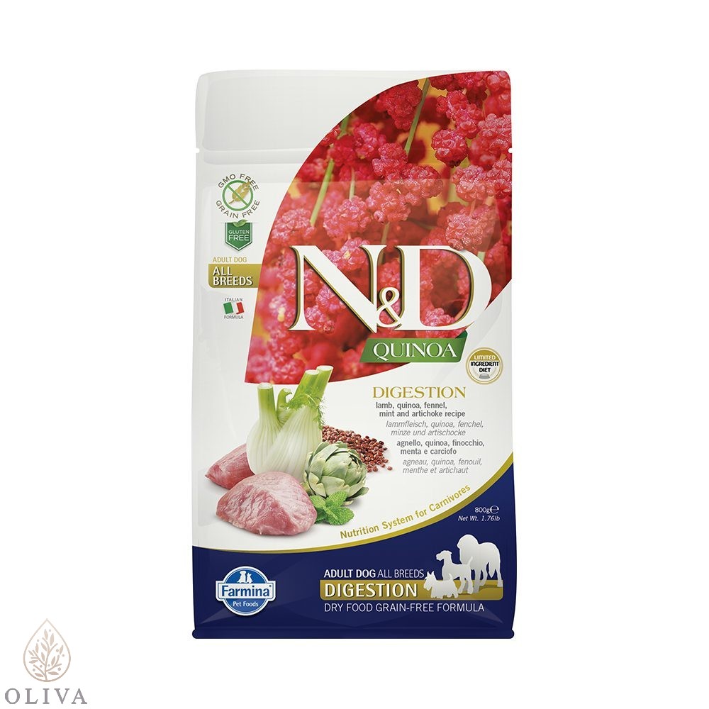 N&D QUINOA DIGESTION LAMB&FENNEL 800G