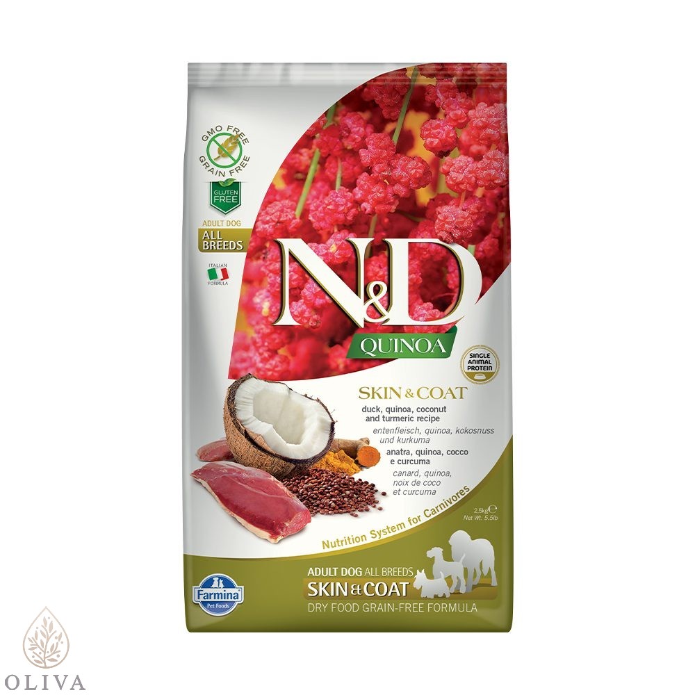 N&D QUINOA SKIN&COAT DUCK&COCONUT 2,5KG