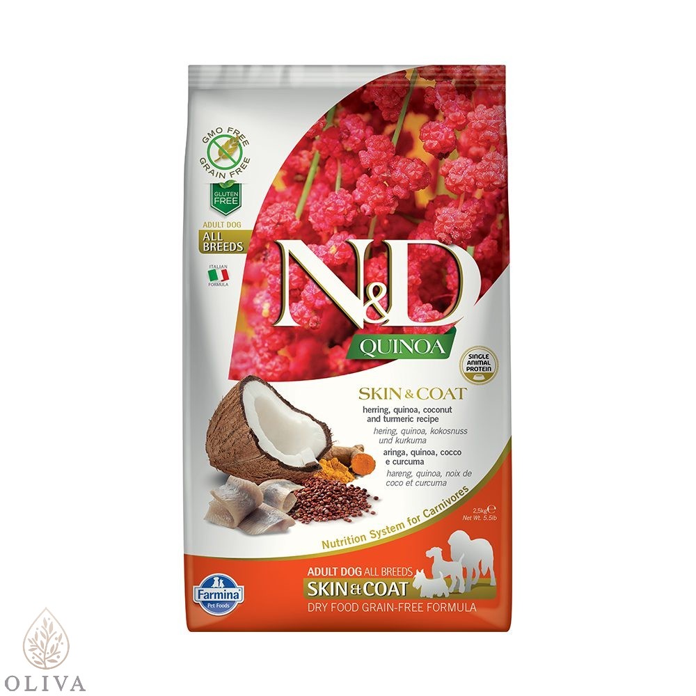 N&D QUINOA SKIN&COAT HERRING&COCONUT 2,5KG