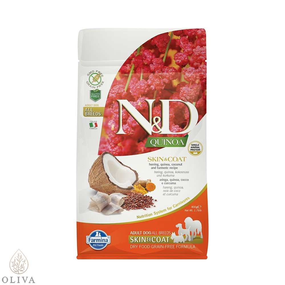 N&D QUINOA SKIN&COAT HERRING&COCONUT 7KG