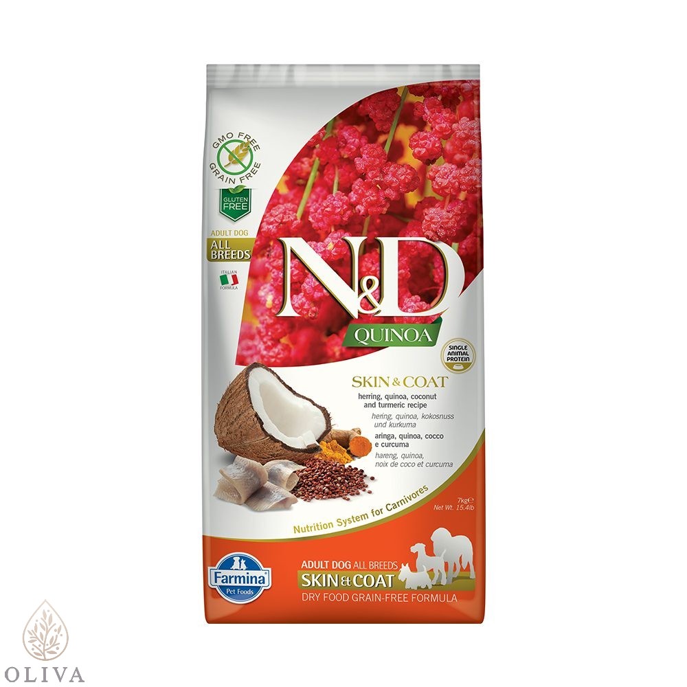 N&D QUINOA SKIN&COAT HERRING&COCONUT 800G