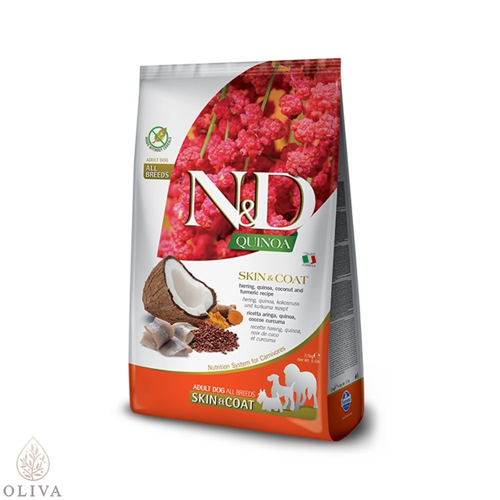 N&D QUINOA SKIN&COAT HERRING&COCONUT MINI 2,5KG