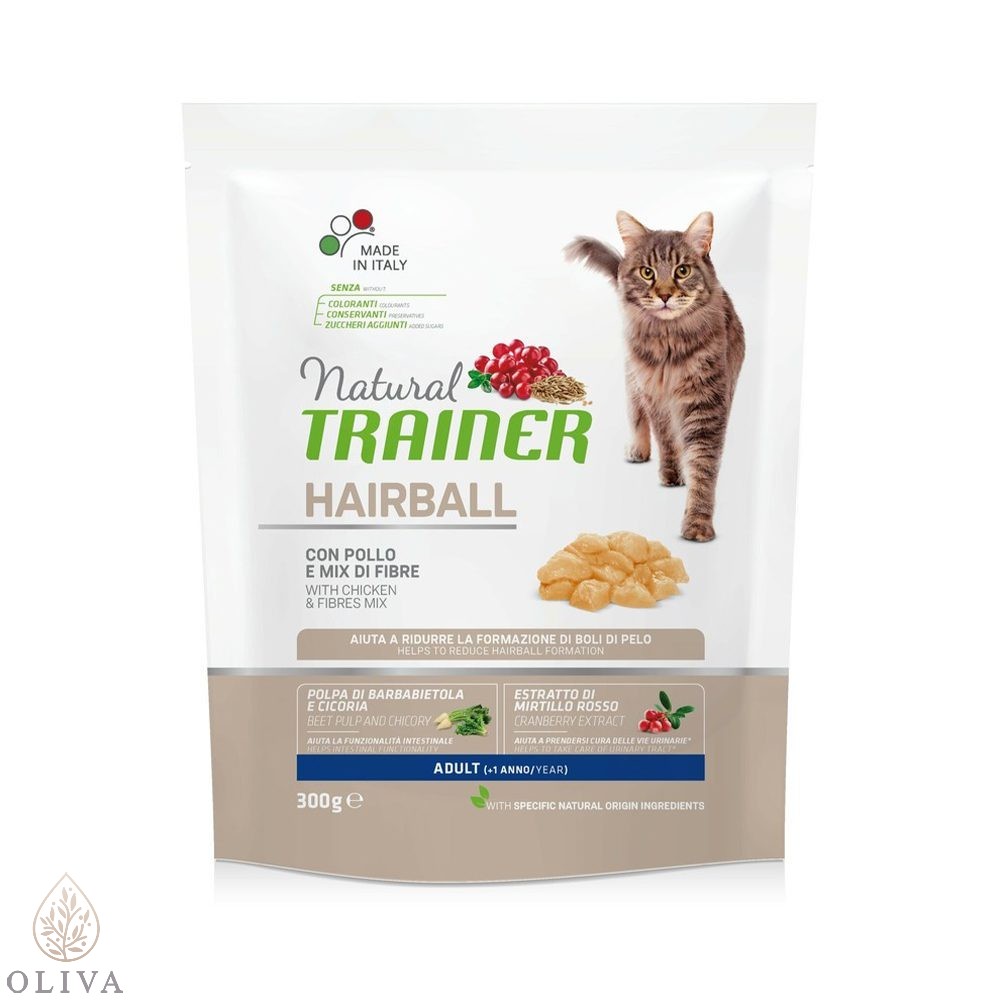 NATURAL TRAINER CAT HAIRBALL PILETINA ZA ODRASLE MAČKE 300G