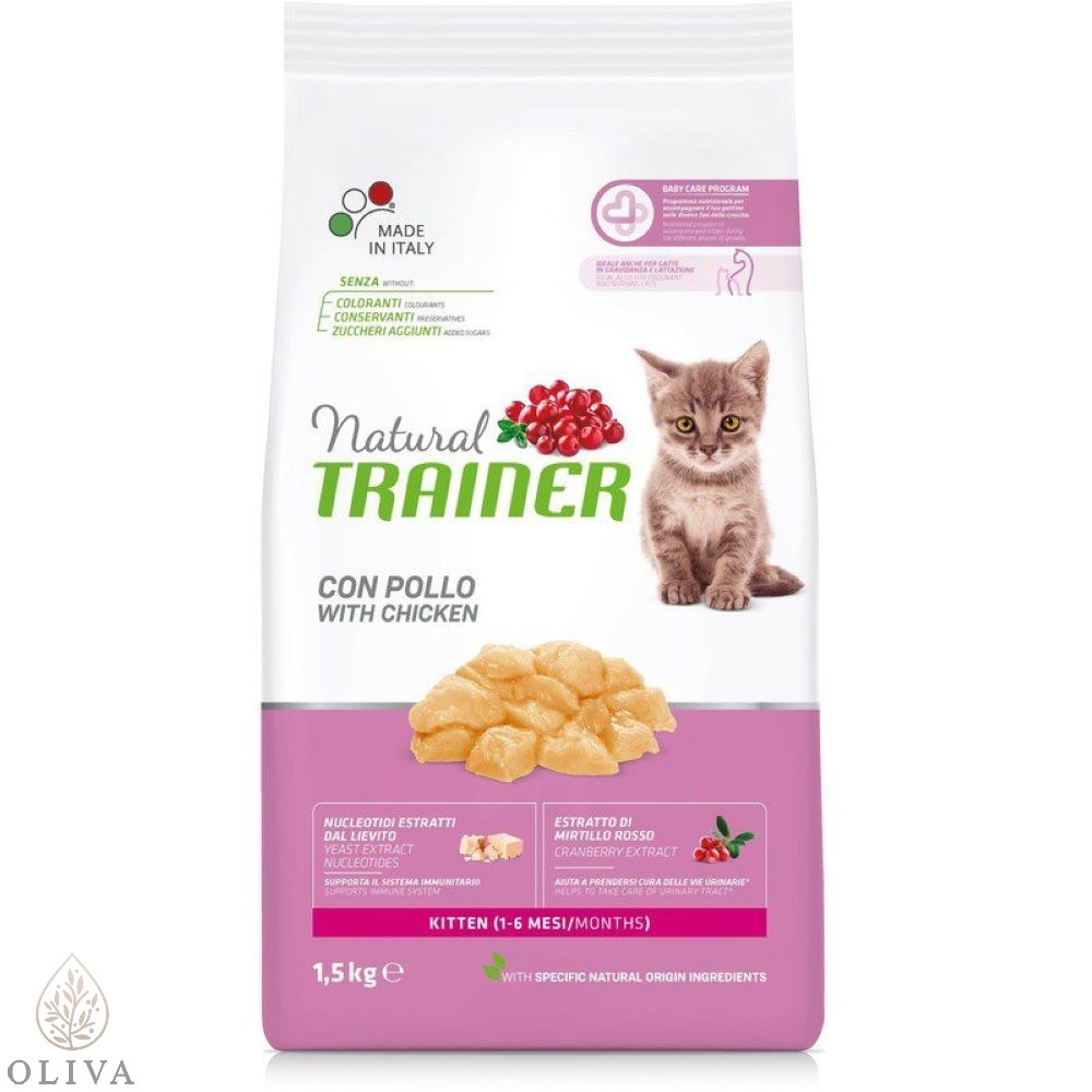 NATURAL TRAINER CAT KITTEN PILETINA ZA MAČIĆE 1.5KG