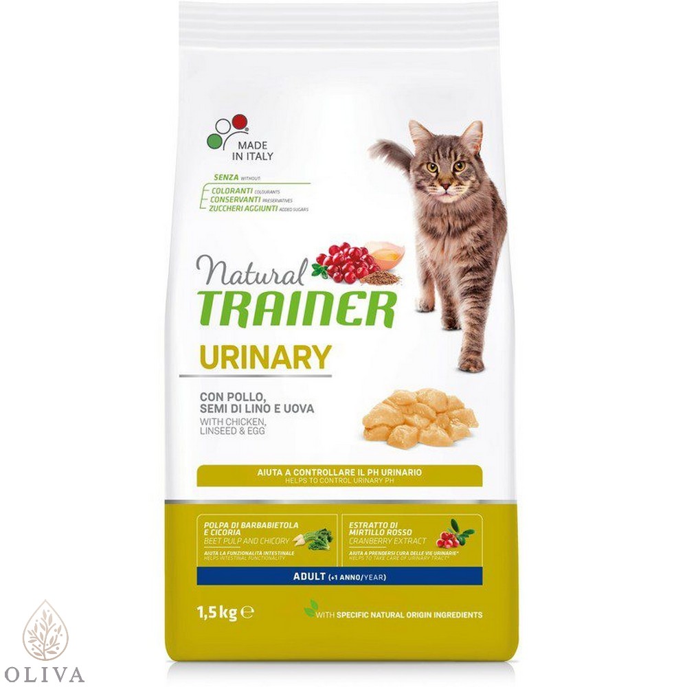 NATURAL TRAINER CAT URINARY SA PILETINOM ZA ODRASLE MAČKE 1.5KG