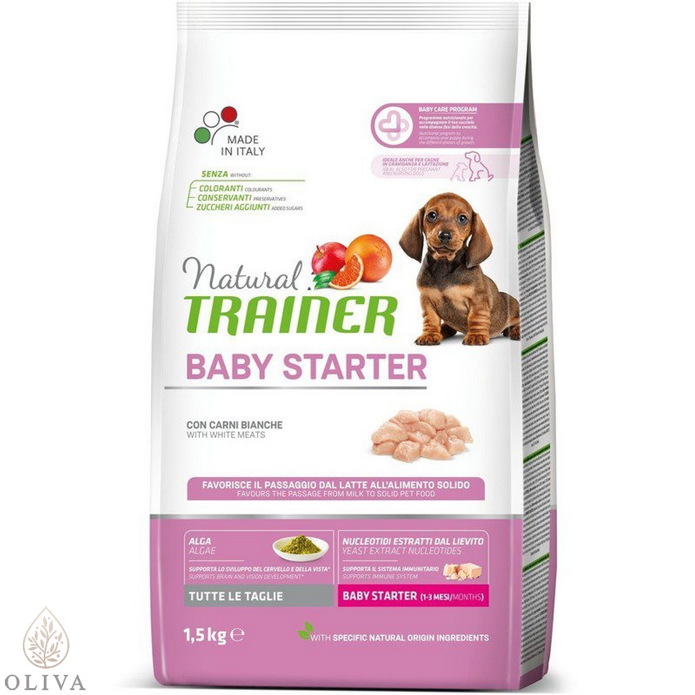 NATURAL TRAINER DOG BABY STARTER 1.5KG