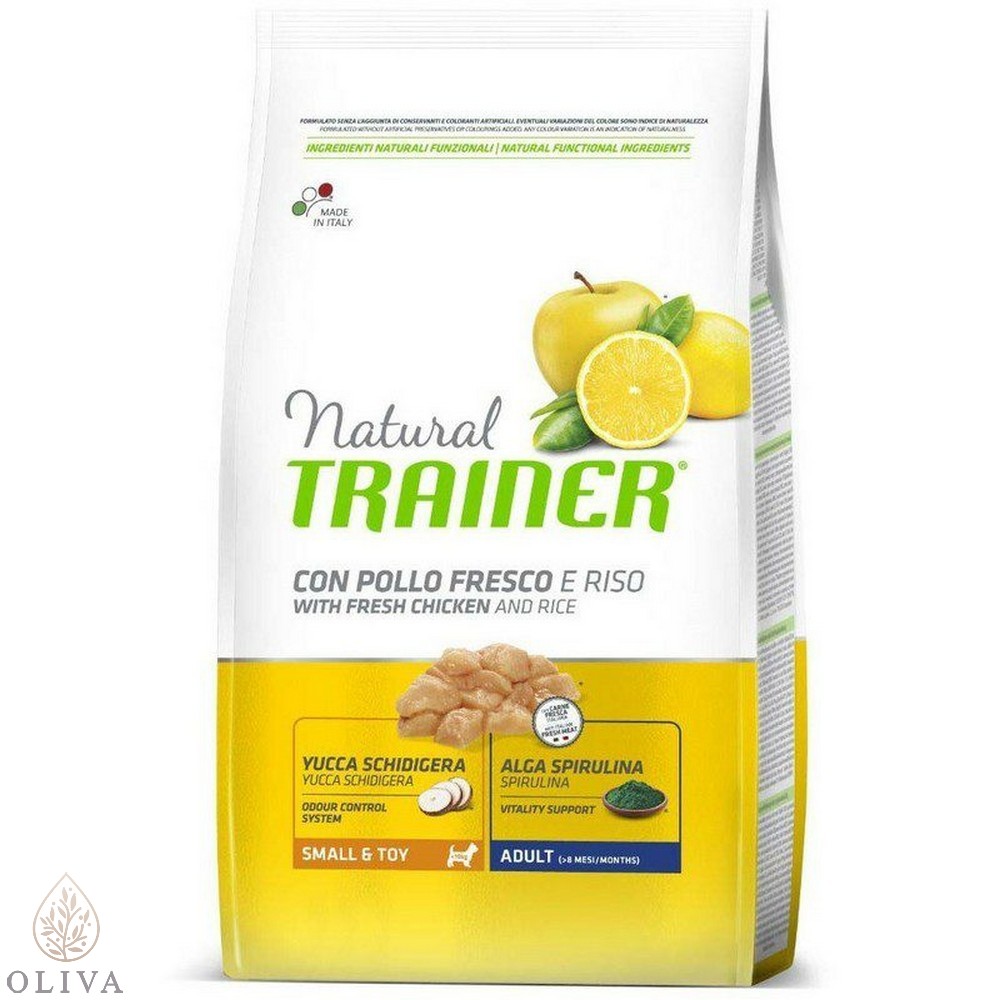 NATURAL TRAINER DOG SA GOVEDINOM I PIRINČEM ZA ODRASLE PSE MALIH RASA 2KG