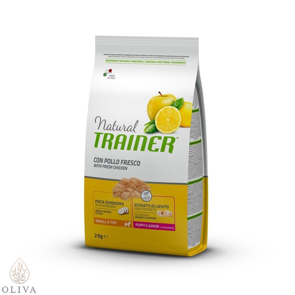 NATURAL TRAINER DOG SA SVEŽOM PILETINOM ZA ŠTENCE I MLADE PSE MALIH RASA 2KG