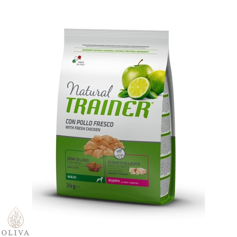 NATURAL TRAINER DOG SA SVEŽOM PILETINOM ZA ŠTENCE VELIKIH RASA 3KG