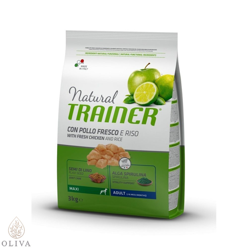 NATURAL TRAINER DOG SA SVEŽOM PILETINOM ZA ODRASLE PSE VELIKIH RASA 3KG