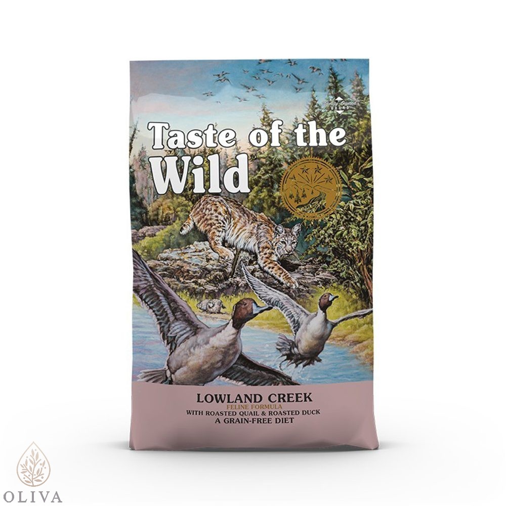 TASTE OF THE WILD CAT - LOWLAND CREEK (PREPELICA I DIVLJA PATKA) 2KG