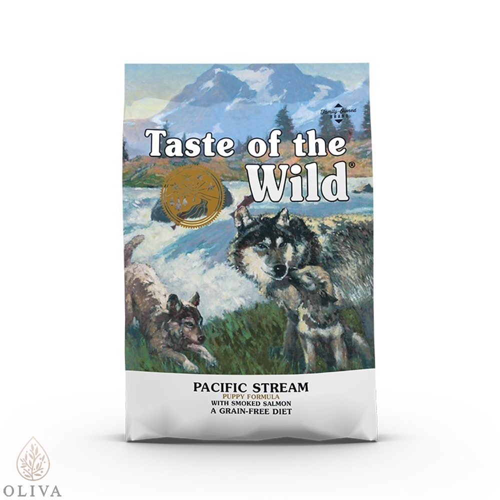 TASTE OF THE WILD DOG - PACIFIC STREAM PUPPY (DIMLJENI LOSOS I RIBA) 12.2KG