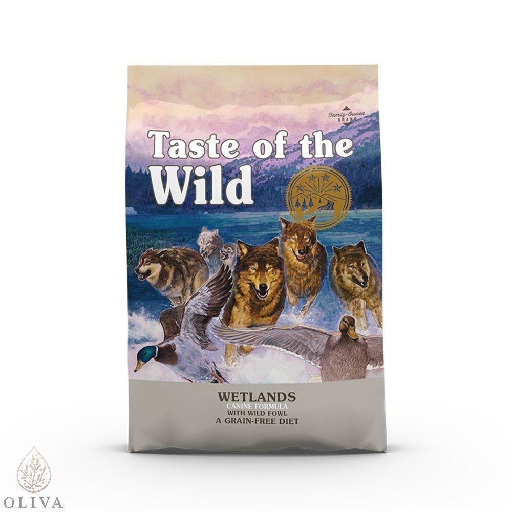 TASTE OF THE WILD DOG - WETLANDS - DIVLJA PERAD (PECENO MESO DIVLJIH PTICA) 12.2KG