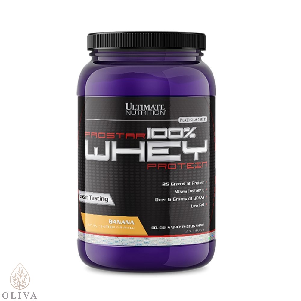 100% WHEY PROSTAR BANANA, 907G ULTIMATE NUTRITION