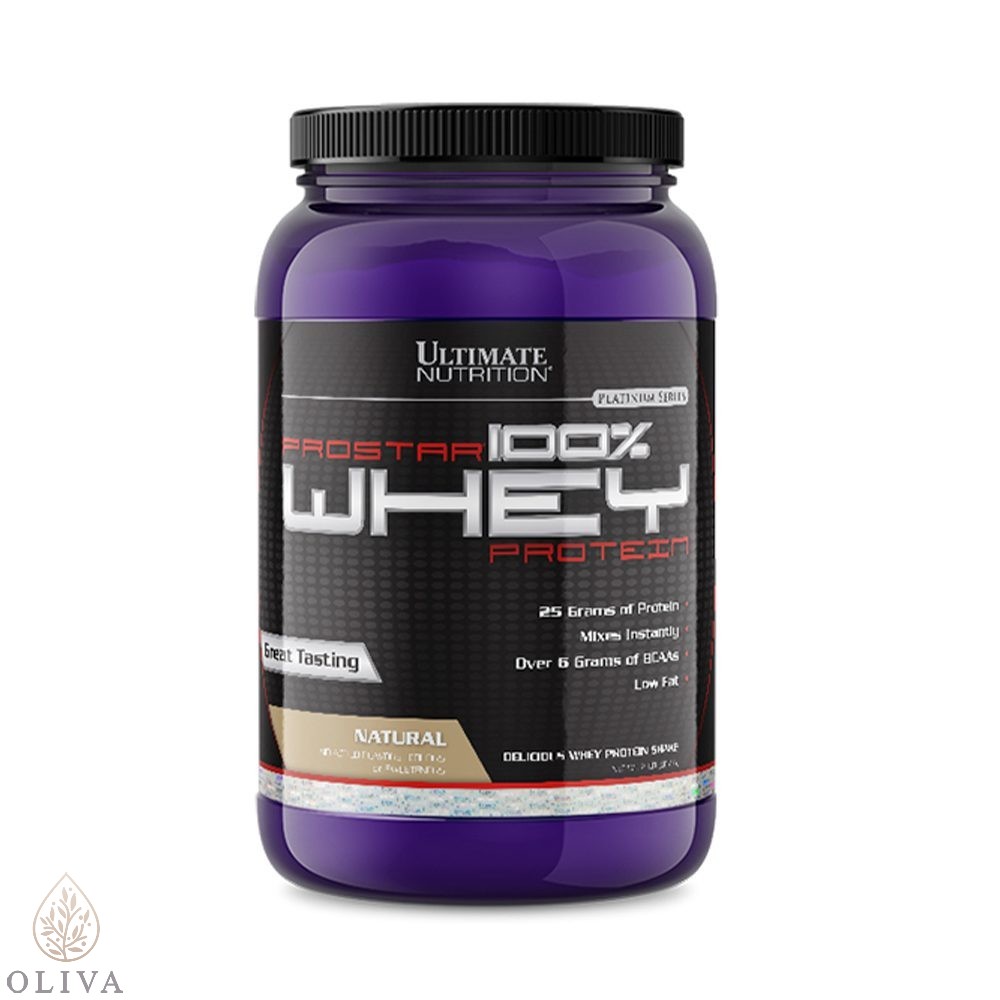 100% WHEY PROSTAR NATURAL, 907G ULTIMATE NUTRITION