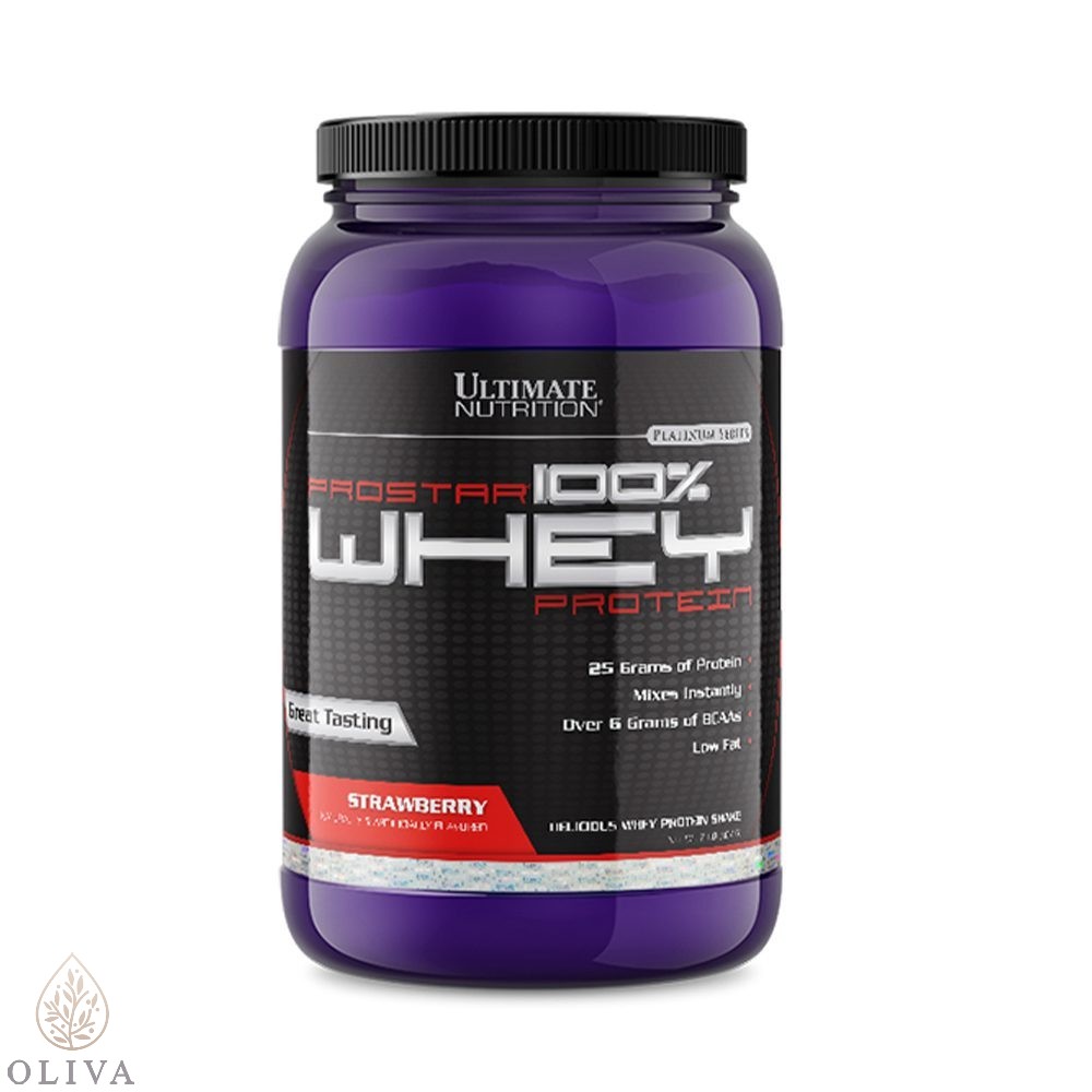 100% WHEY PROSTAR STRAWBERRY, 907G ULTIMATE NUTRITION