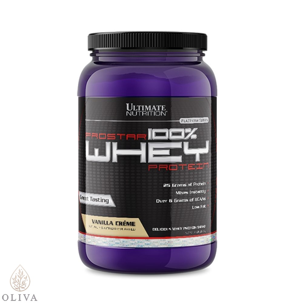 100% WHEY PROSTAR VANILLA CREME, 907G ULTIMATE NUTRITION