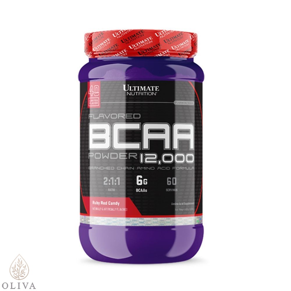 BCAA POWDER 12.000 RUBY RED CANDY, 457G ULTIMATE NUTRITION