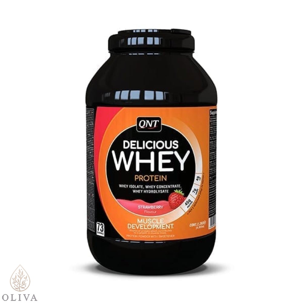 DELICIOUS WHEY PROTEIN STRAWBERRY 2,2KG QNT