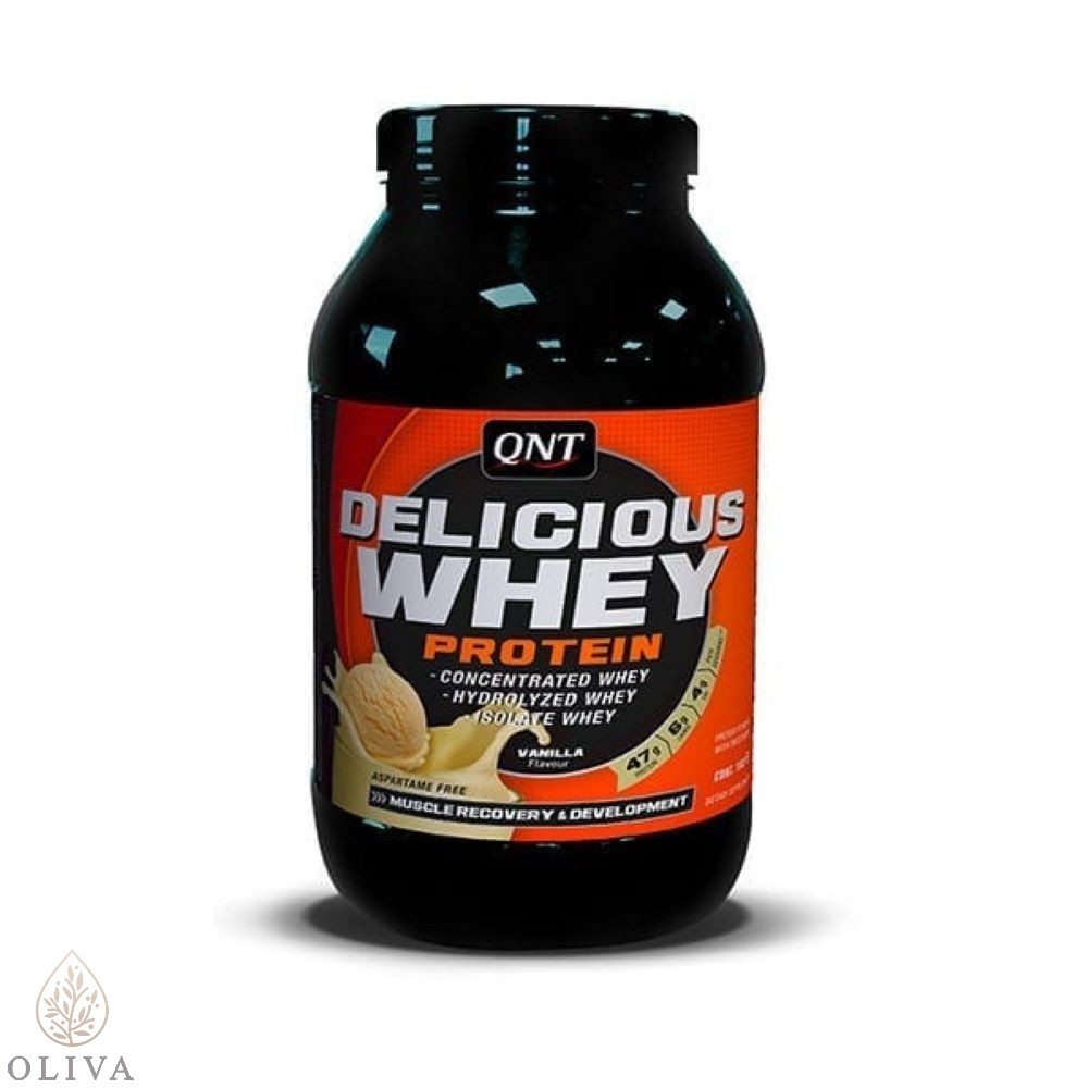 DELICIOUS WHEY PROTEIN VANILLA 908G QNT