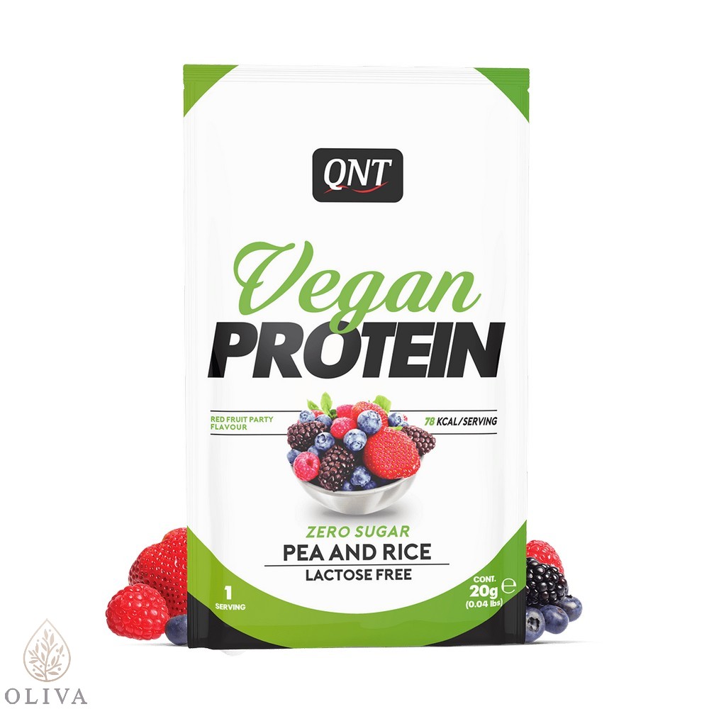 VEGAN PROTEIN RED FRUIT PARTY 500 GR QNT