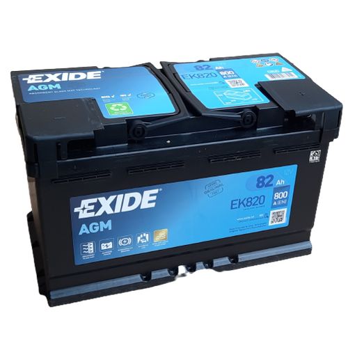 Akumulator EXIDE AGM Start&Stop 12V 82Ah