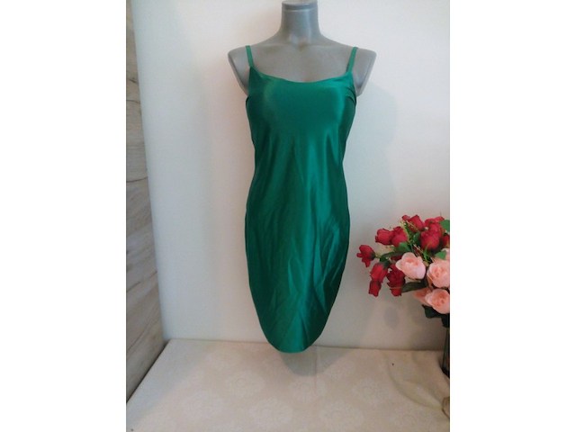 Nova L&;S zelena metalizirana haljina S/M