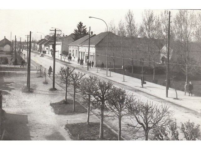 Crno bela razglednica Velika Plana