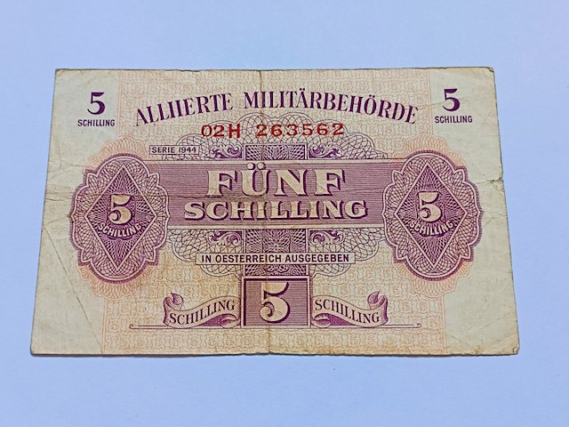 Austrija 5 šilinga 1944