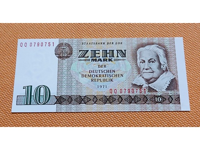 Nemačka DDR 10 maraka 1971 UNC