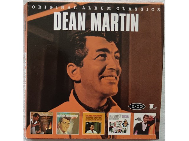 DEAN  MARTIN  -  5 CD Original  album  classics