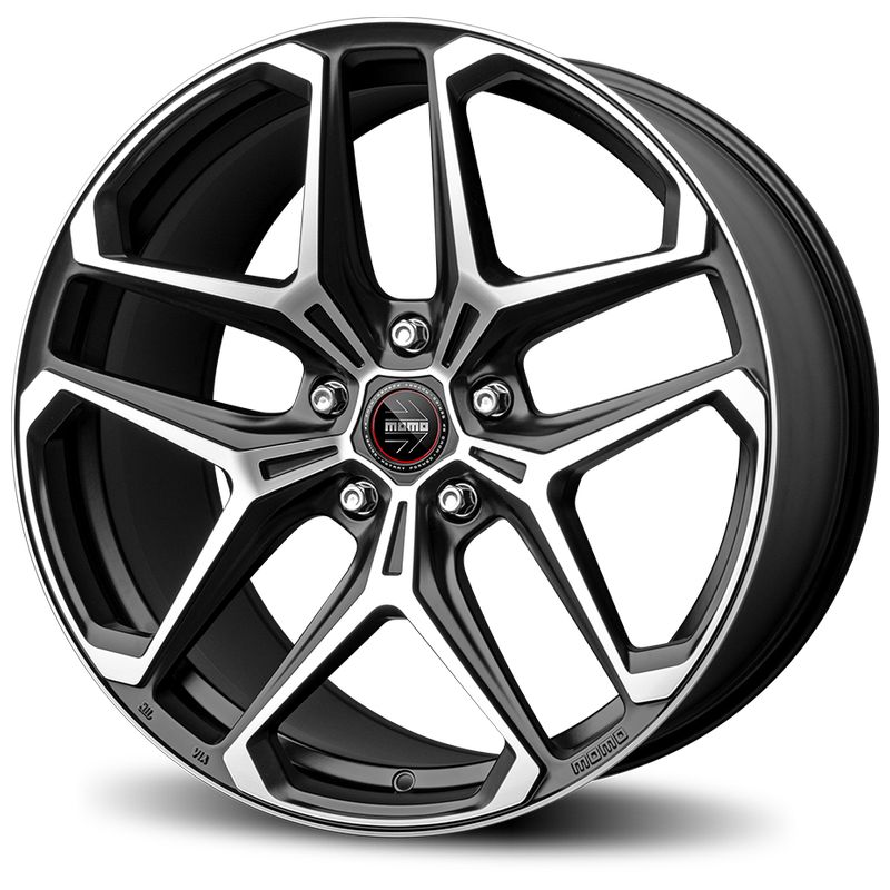 Alu felna 21X9.0 5/112 ET25 66.6 Momo RF04 Matt Black Polished