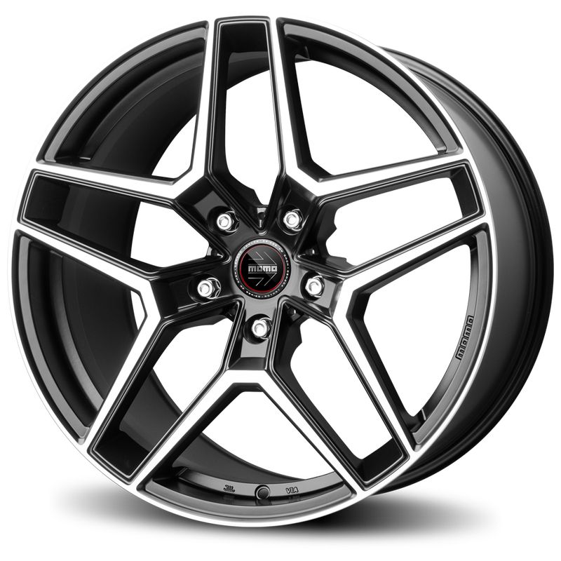 Alu felna 20X11.5 5/130 ET50 71.5 Momo RF06 Matt Black Polished