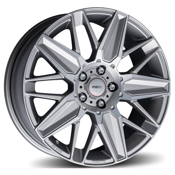 Alu Felna 18x8.0 4/108 ET30 72.3 MOMO Evoluzione Titan Silver Polished